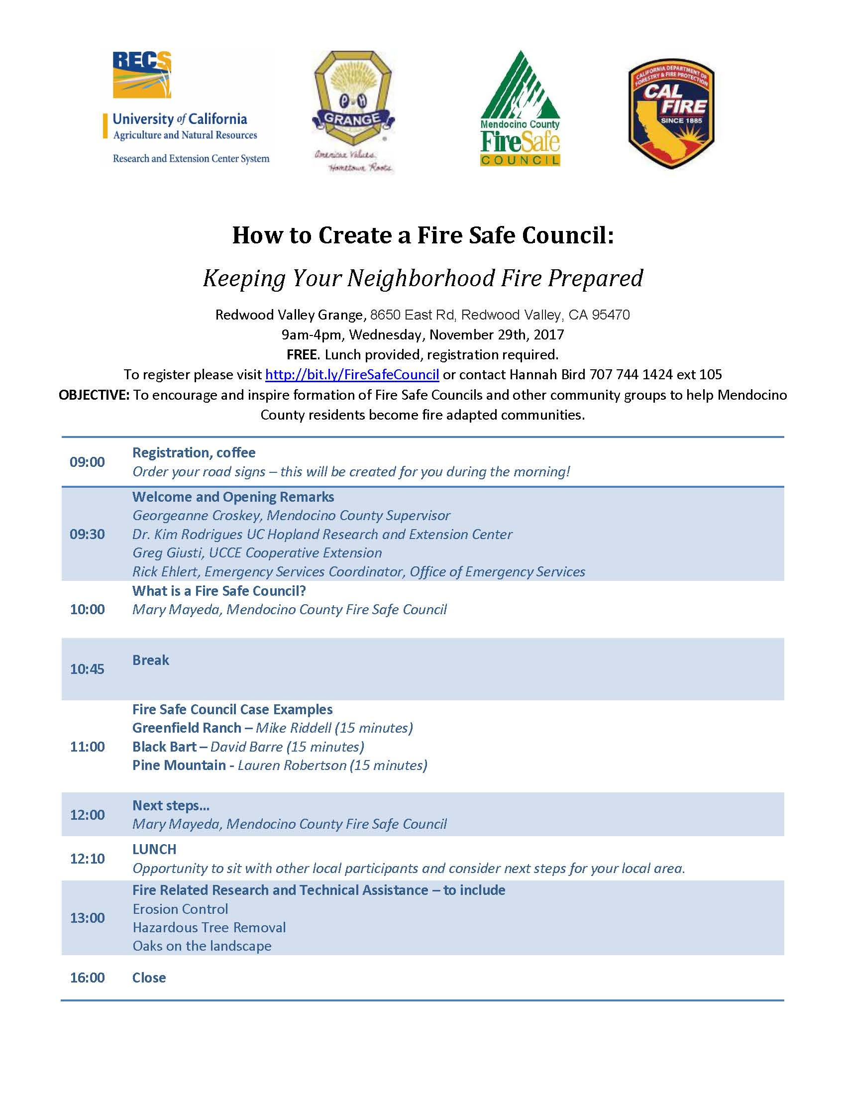 Build community fire preparedness with the Fire Safe Council this ...