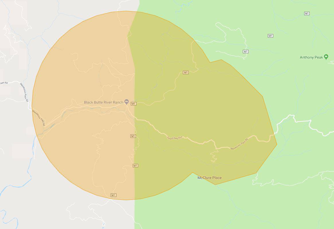 Eel Fire near Covelo grows to 1000 acres, management taken over by USFS ...