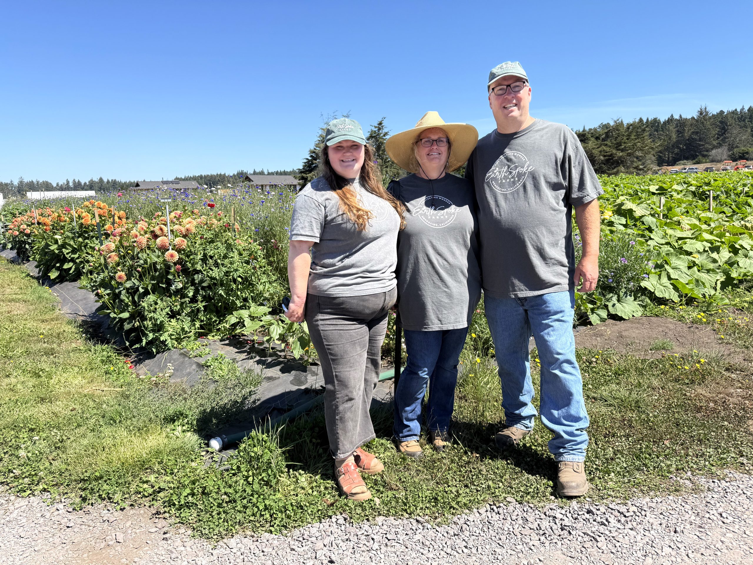 Family’s wedding flowers blossom into Mendocino Coast farm business ...